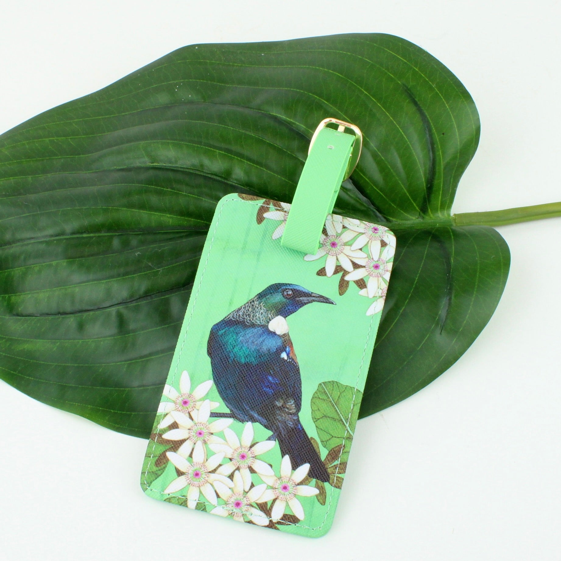 Tui in the Sky Luggage Tag – Kina NZ Design + Artspace
