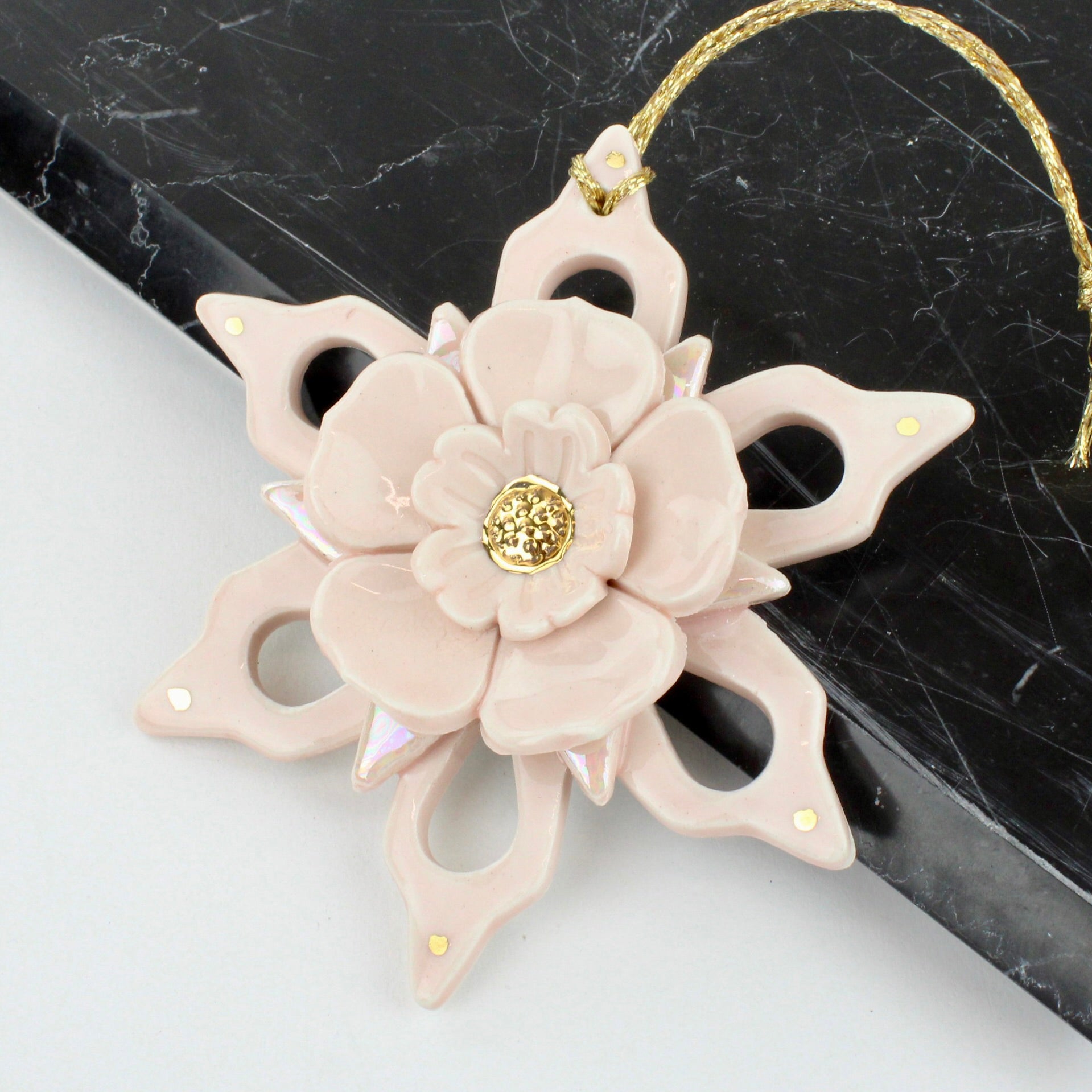 Pink Snowflake - large – Kina NZ Design + Artspace