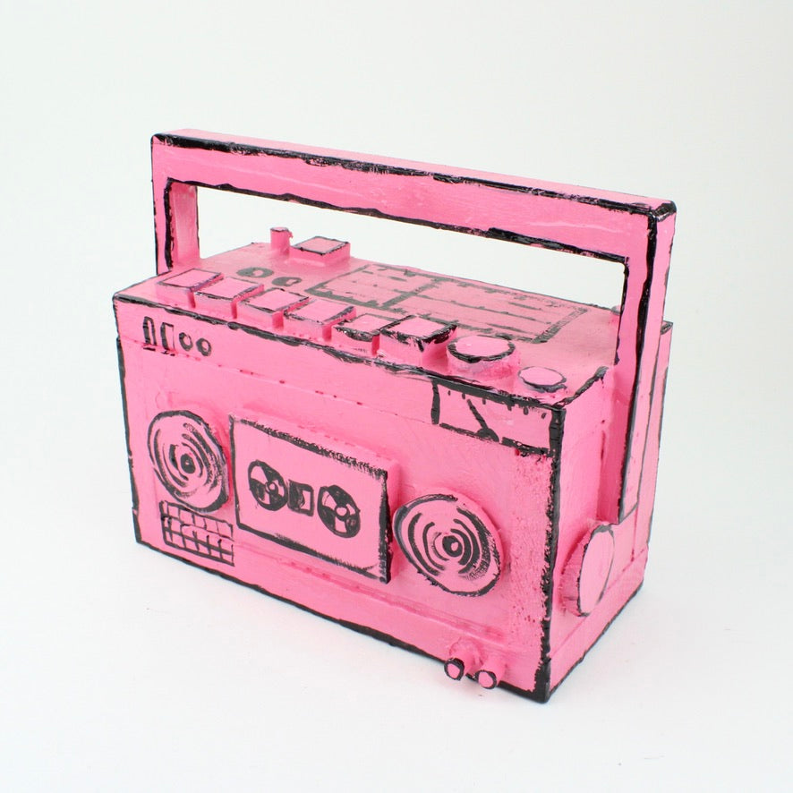 Ghetto Blaster - pink – Kina NZ Design + Artspace