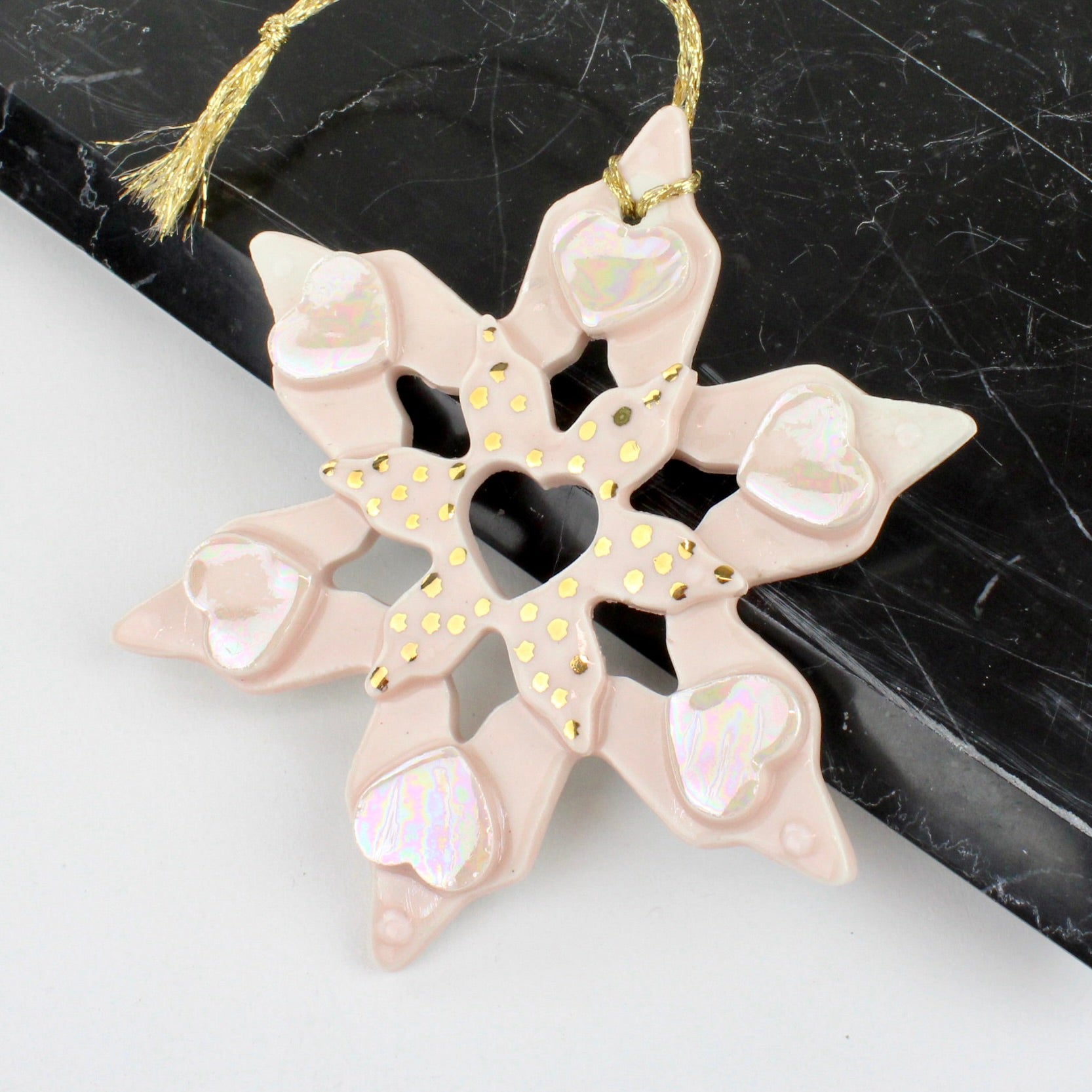 Pink Snowflake - large – Kina NZ Design + Artspace