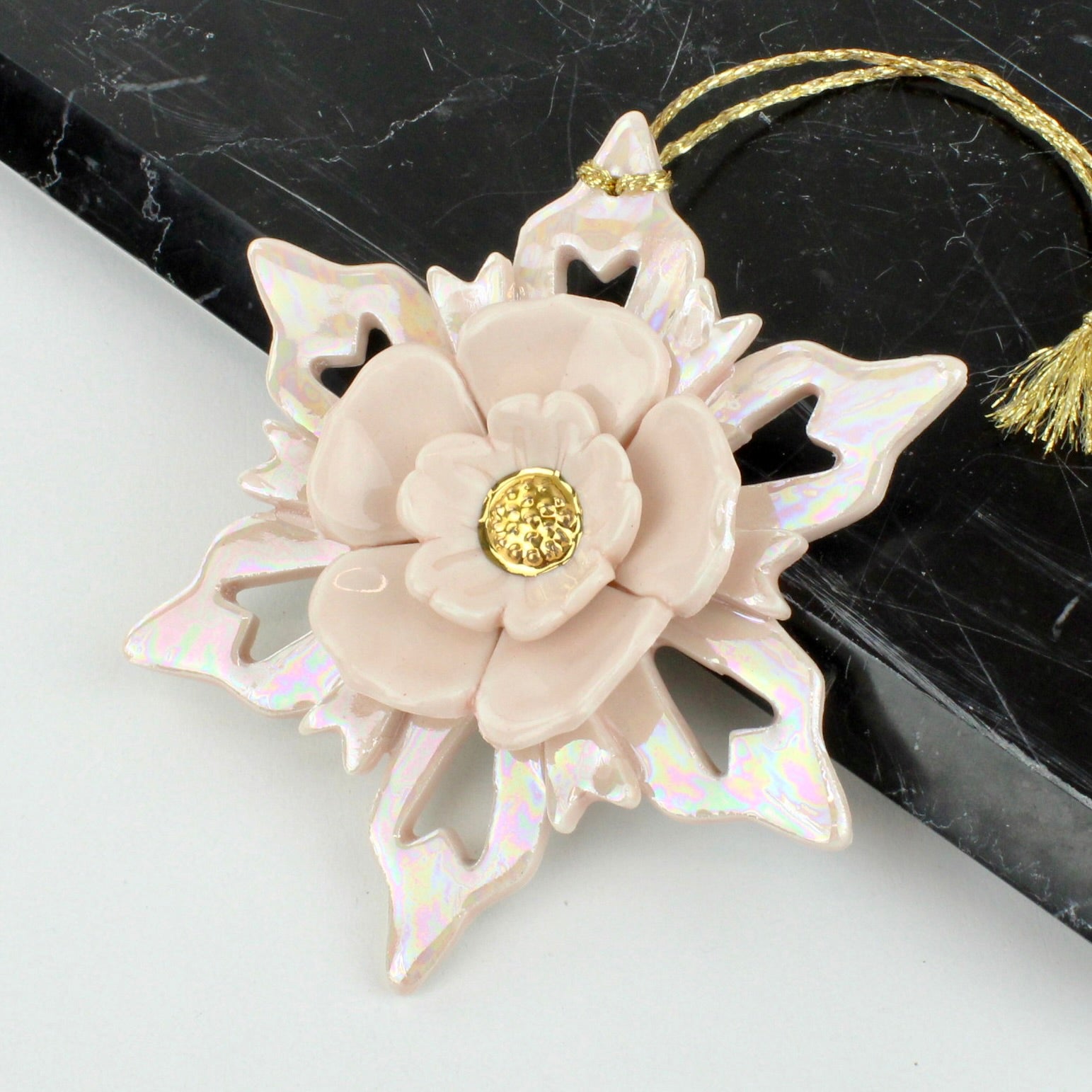 Pink Snowflake - large – Kina NZ Design + Artspace