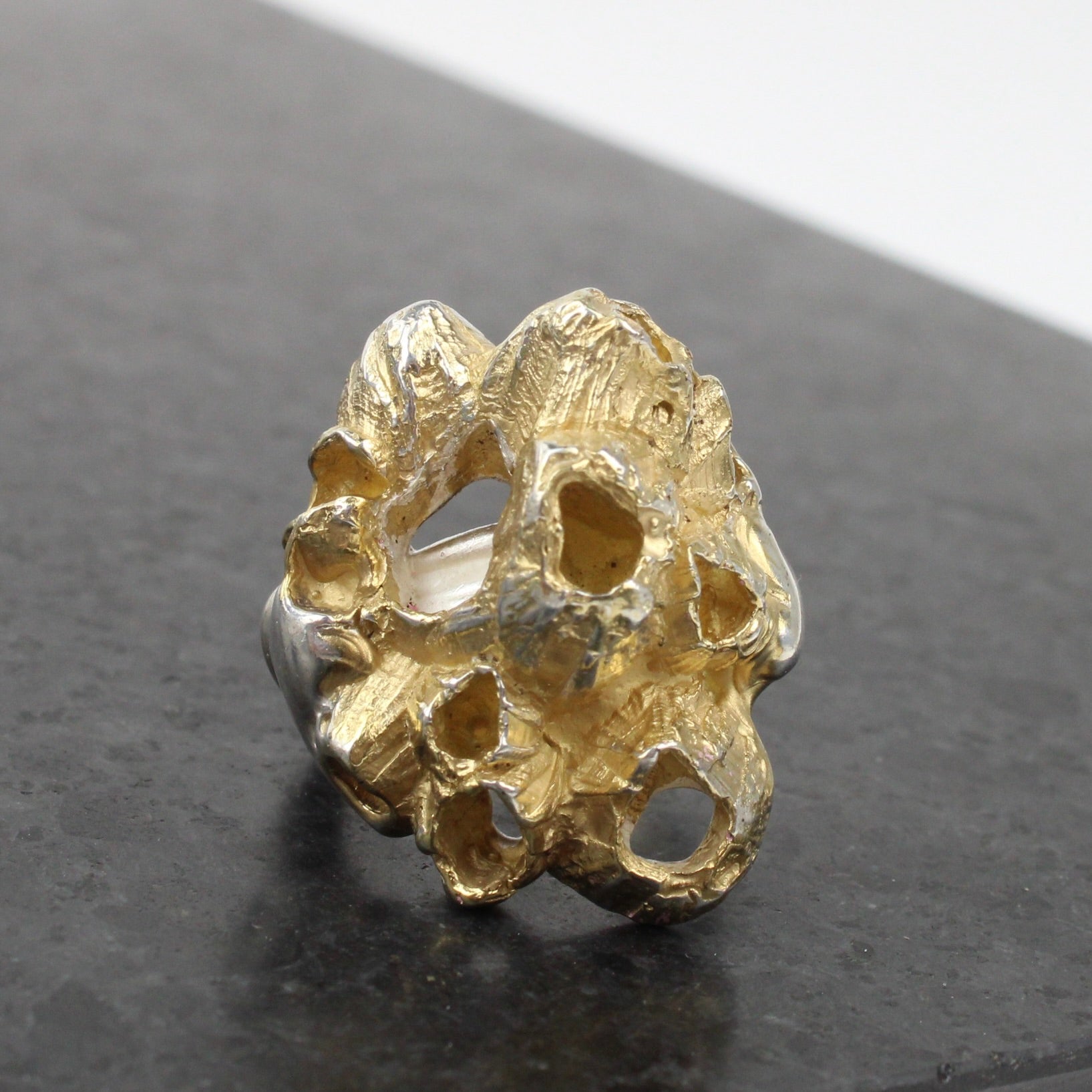Barnacle Rock gold ring – Kina NZ Design + Artspace