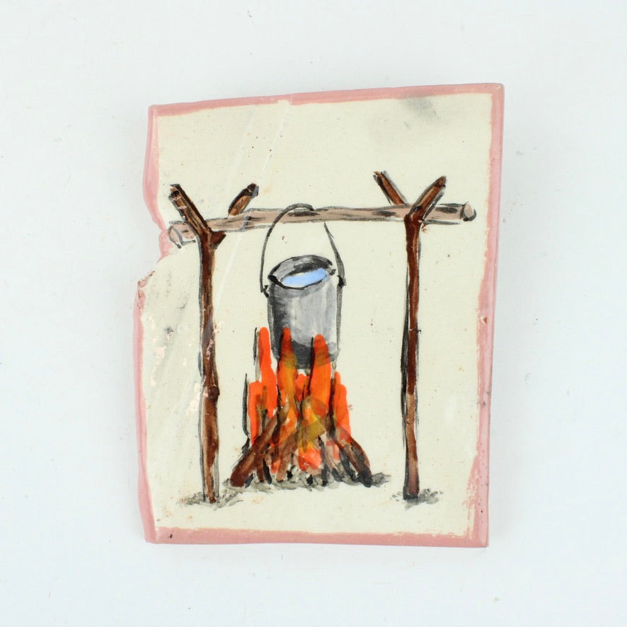 Billy and Campfire tile – Kina NZ Design + Artspace