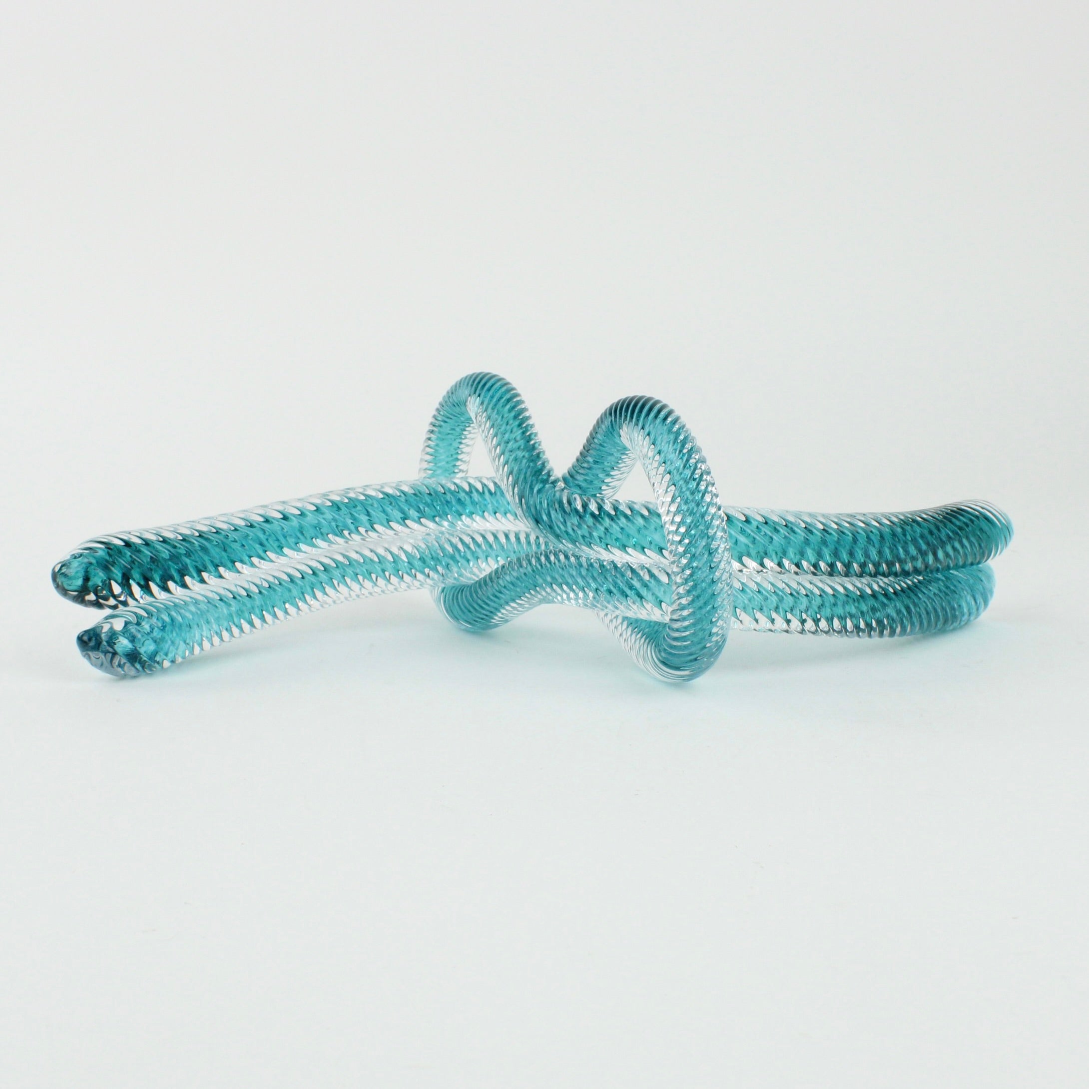 Glass knot - lagoon – Kina NZ Design + Artspace