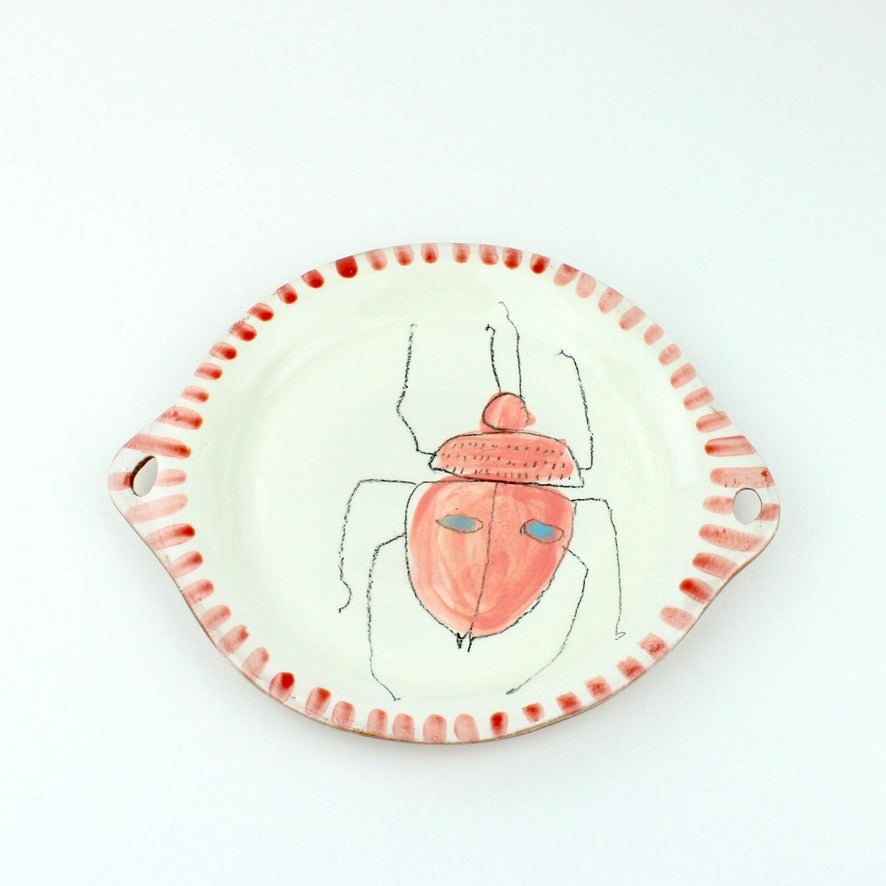 Bug Plate - red – Kina NZ Design + Artspace