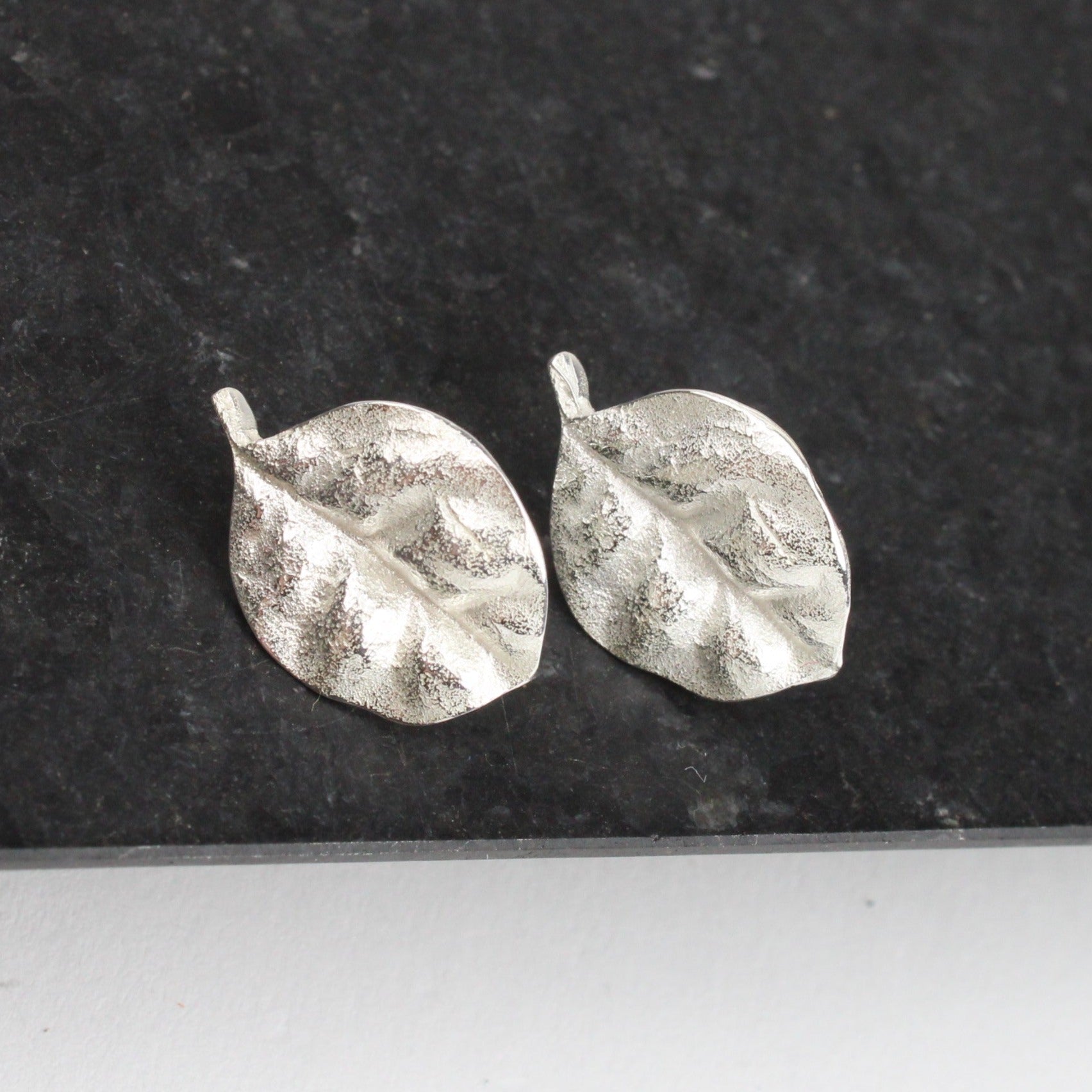 Ramarama Leaf Studs – Kina NZ Design + Artspace