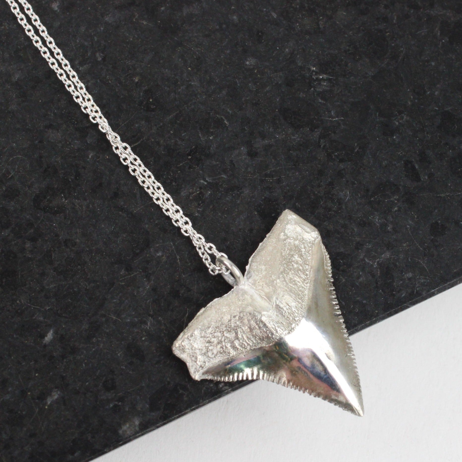 Niho pendant - silver – Kina NZ Design + Artspace