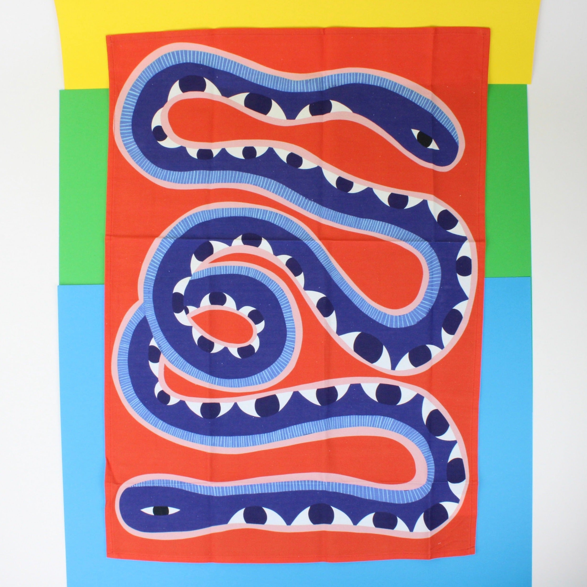 Tea Towel - Snake – Kina NZ Design + Artspace