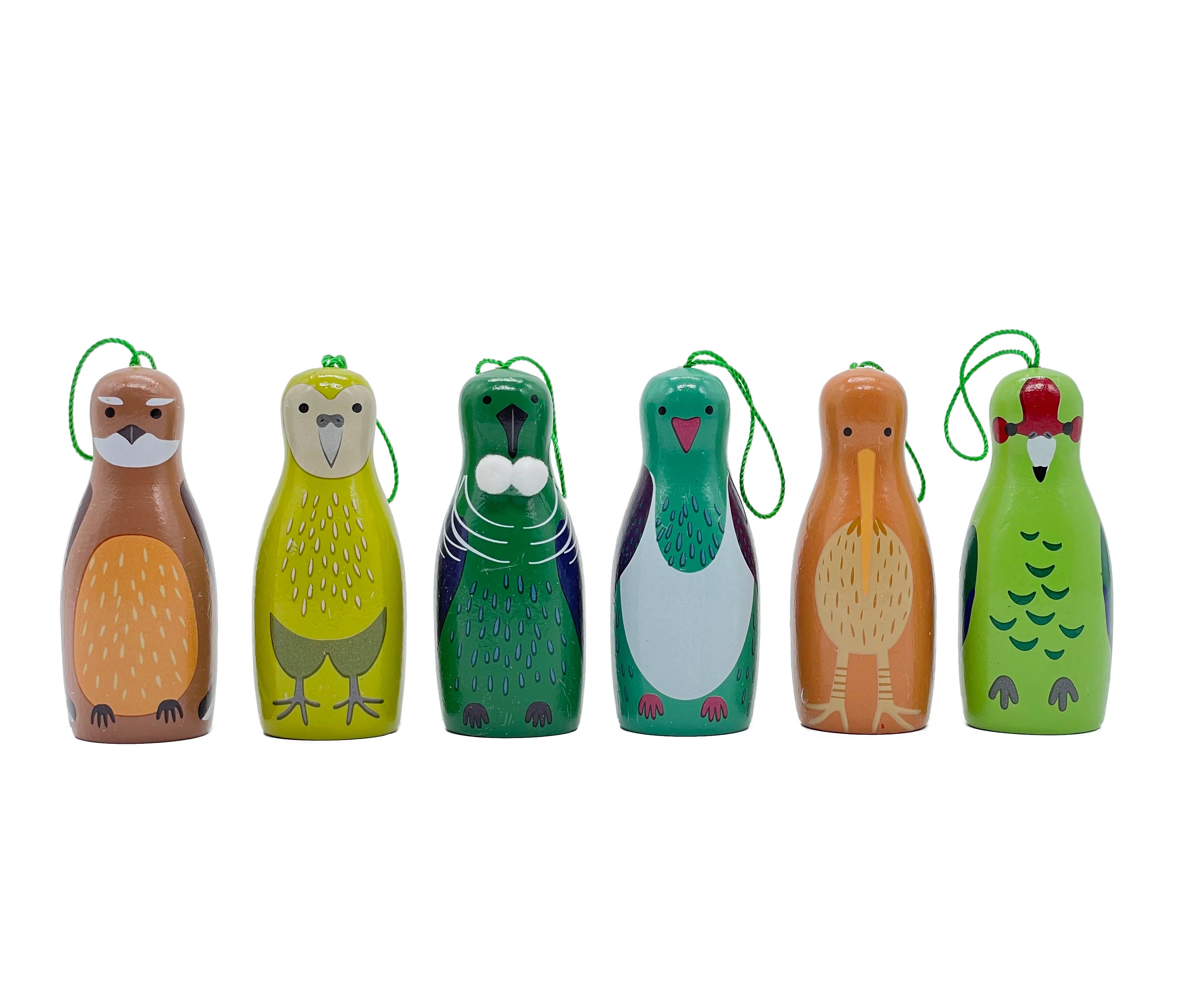Box of NZ Native Bird Ornaments – Kina NZ Design + Artspace