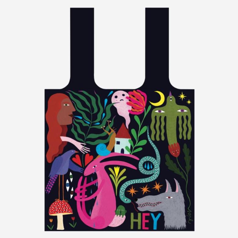 Shopping Bag - Hey! – Kina NZ Design + Artspace