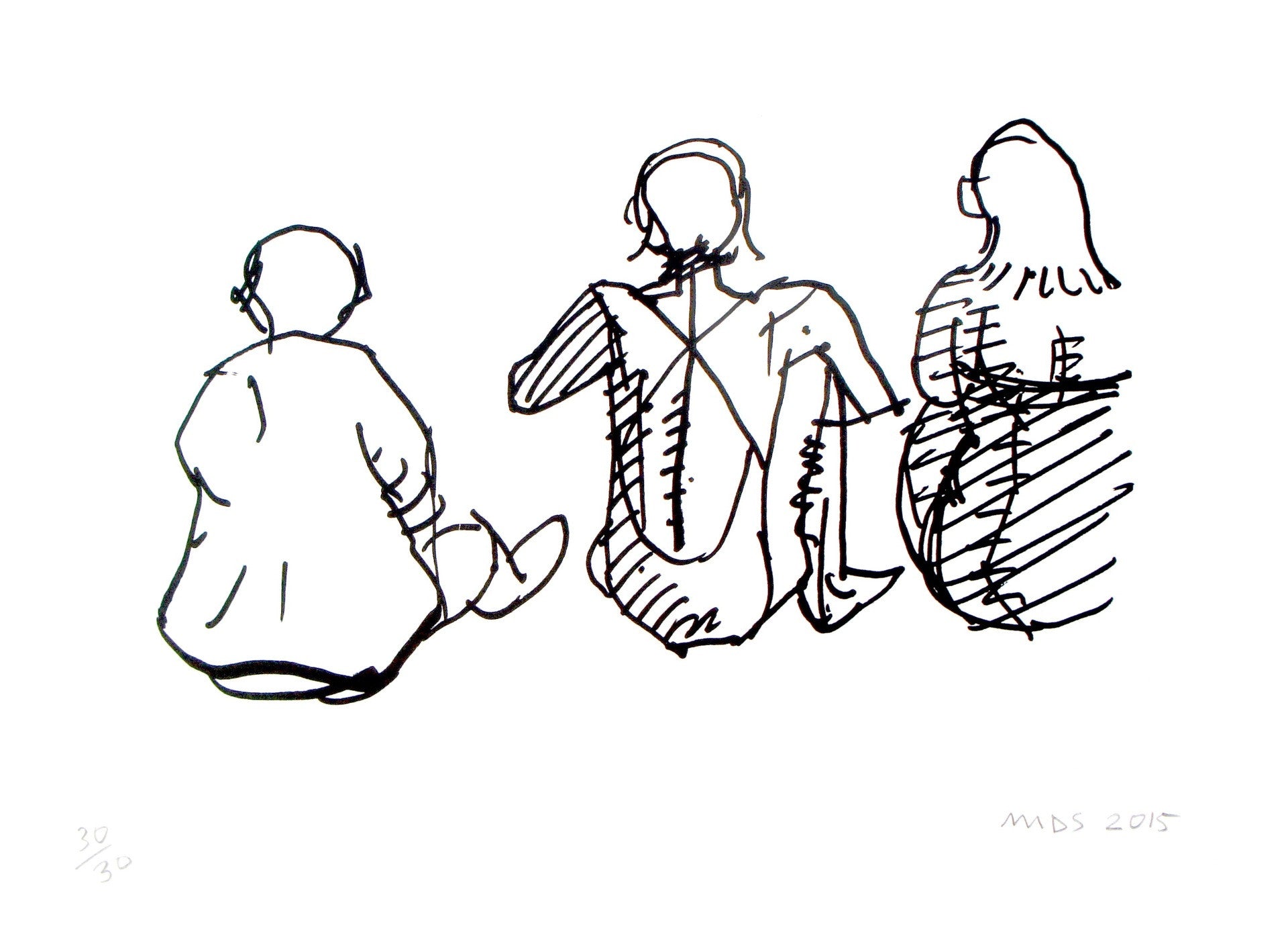 Sunbather (drawing) – Kina NZ Design + Artspace