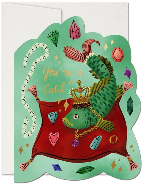 Card - You're a Catch – Kina NZ Design + Artspace