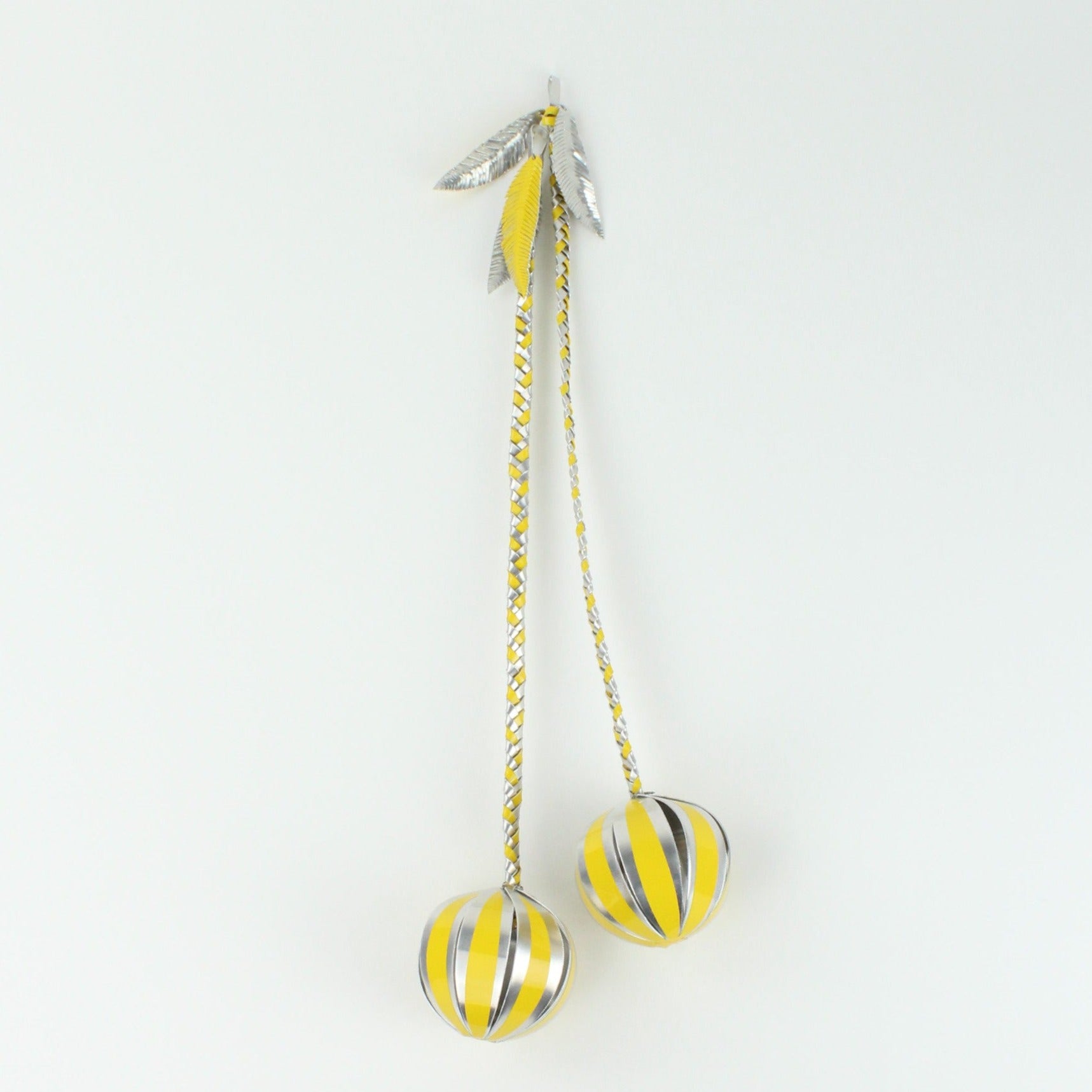 Yellow Poi - pair – Kina NZ Design + Artspace