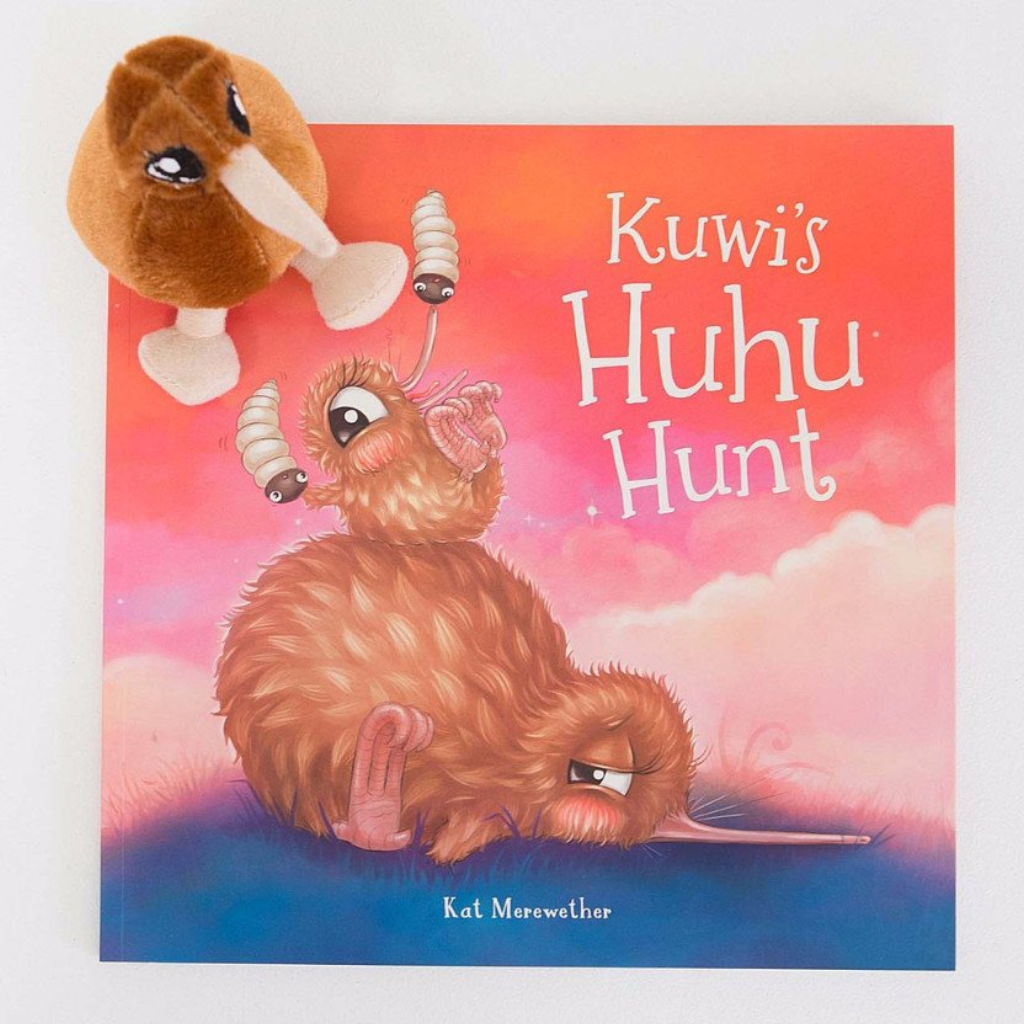 Kuwi's Huhu Hunt book – Kina NZ Design + Artspace